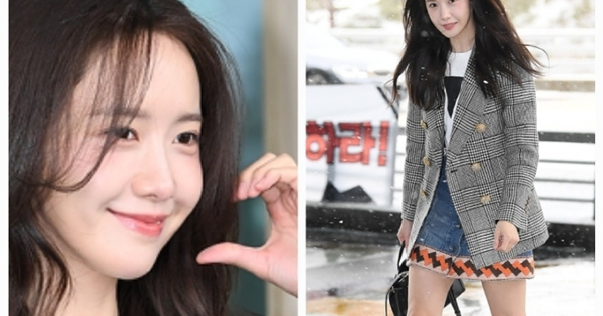 윤아, “얼마나 예쁘길래” 폭설 속 170cm 48kg…에펠탑 기다린다!