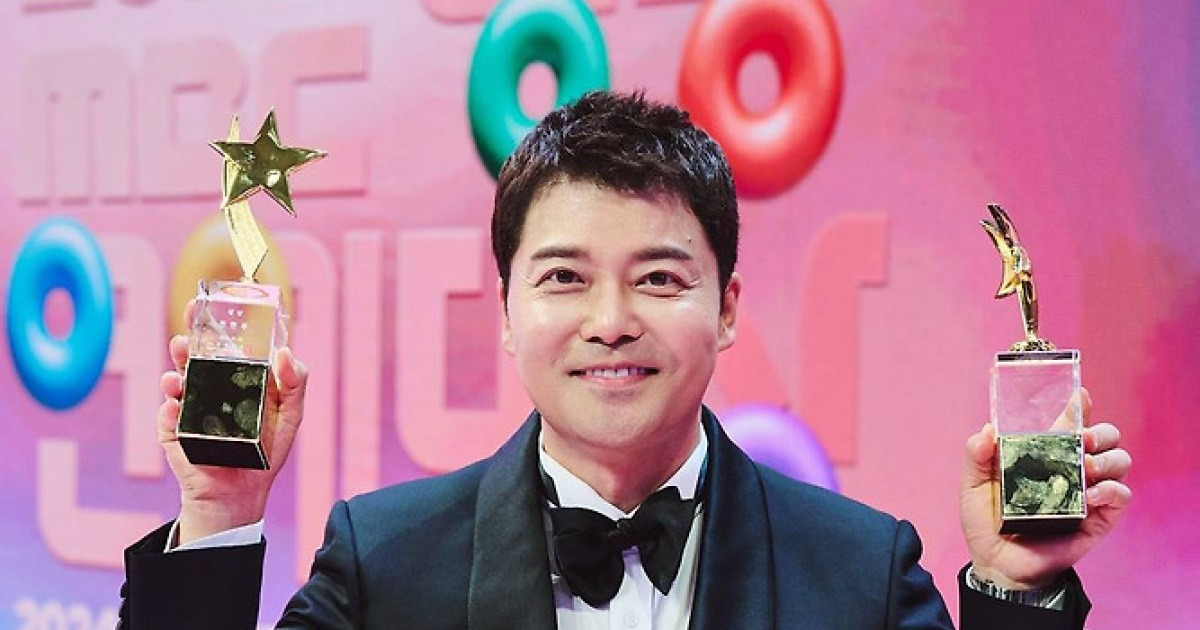 전현무, MBC 3번째 대상 “초심 잃지 않겠다” (MBC 방송연예대상)