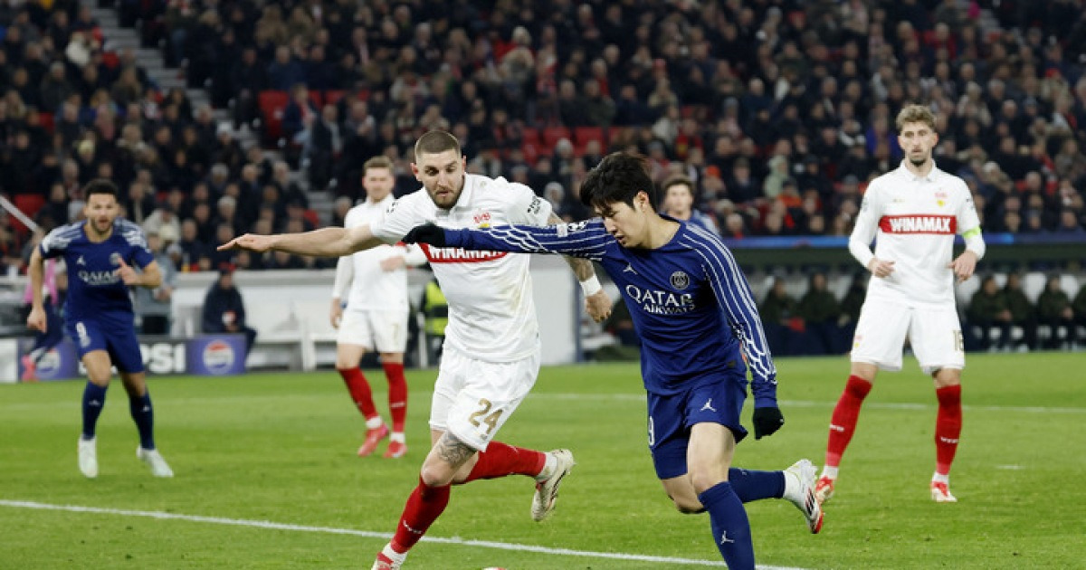 이강인, UCL 16강 PO 확정… PSG, 슈투트가르트에 4-1 완승