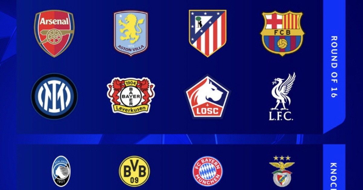 리버풀→FC바르셀로나 UCL 16강 직행, '코리안 리거' 김민재-황인범-이강인-양현준 PO 도전[공식발표]