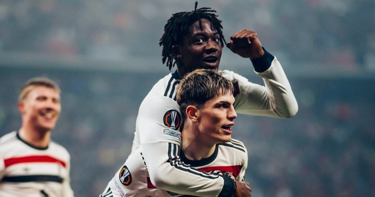 '유로파서는 강팀?' 맨유, '마이누 1골 1도움' 힘입어 FCSB 2-0 제압...UEL 16강 직행 확정