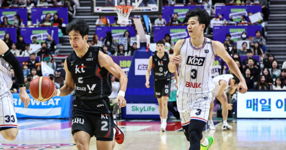프로농구 KT, KCC 꺾고 4연승…허훈 22점, 형 허웅에 판정승