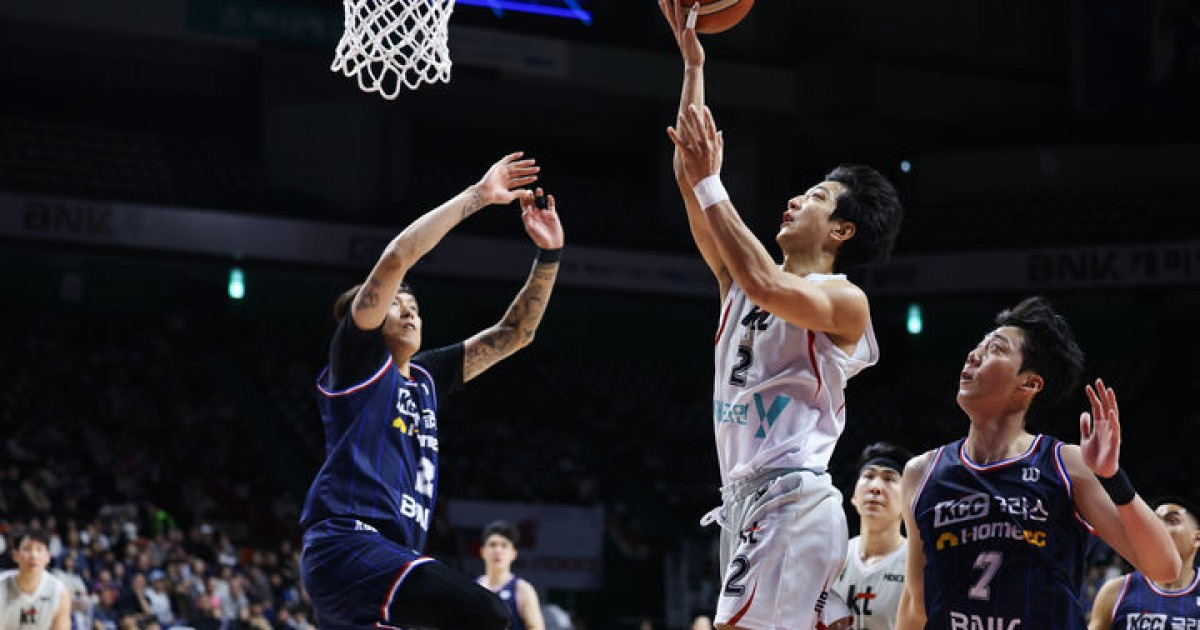 프로농구 KT, KCC 꺾고 4연승…가스공사는 연패 탈출