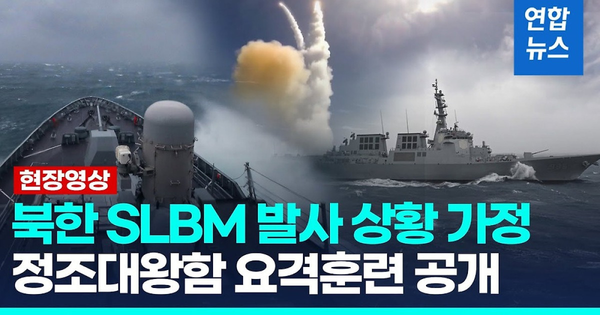[영상] "SM-3 발사! 타깃 명중!"…정조대왕함 SLBM 요격 훈련 첫 공개