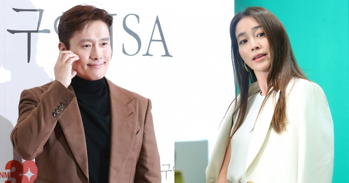 이민정, 아들과 ♥이병헌 영화 관람..'공동경비구역 JSA' GV 참석