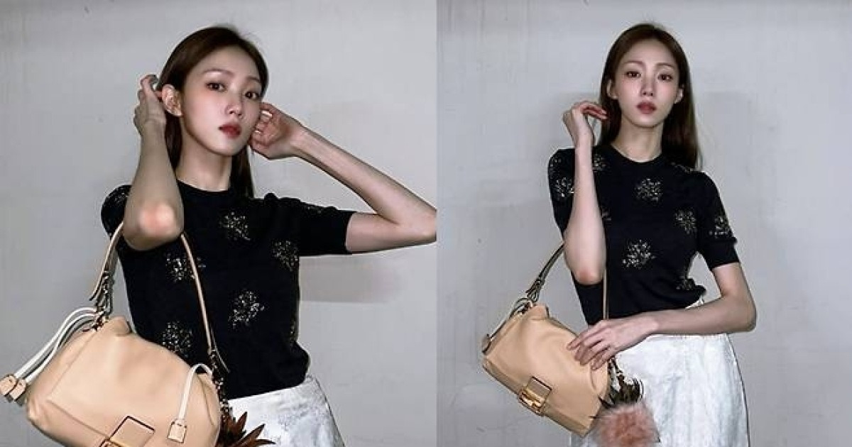 이성경, 마르고 예쁜애 정석! ‘174cm 50kg’ 눈부신 미모의 롱스커트룩