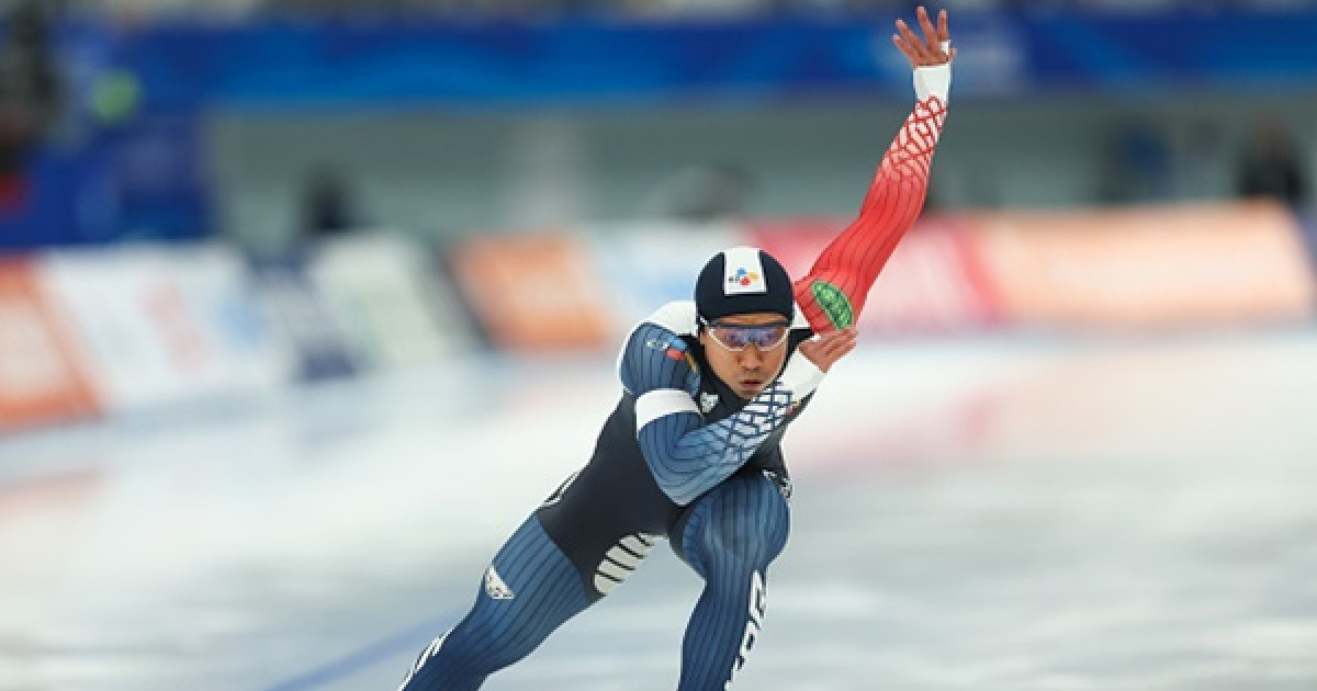하얼빈 AG 김준호, 100m 동메달…한국 스피드스케이팅 첫 메달