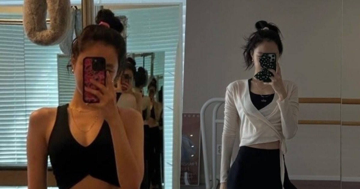 '167cm 46kg' 손나은, 발레 하는 이유 있었네…'슬림 몸매 감탄' [MD★스타]