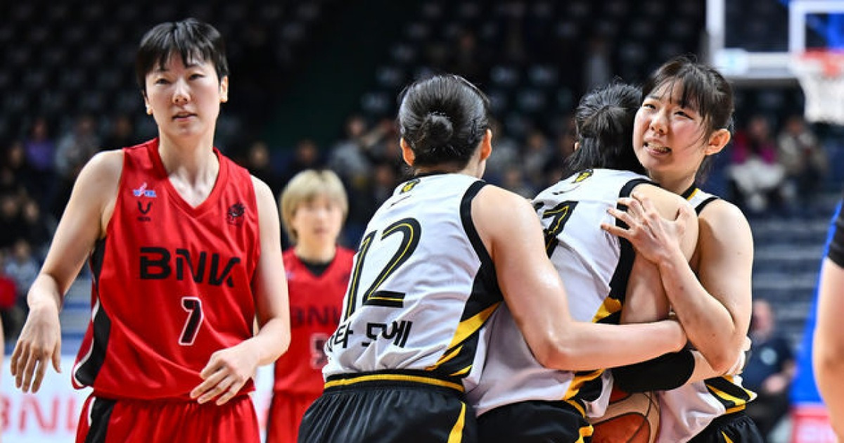 ‘연장전서 KB에 발목 잡혔다’ BNK, 창단 첫 정규리그 우승 꿈 날아가나