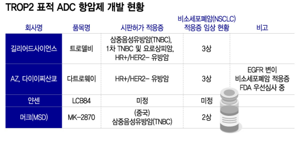 TROP2 표적 ADC 항암제 경쟁 막 오른다…리가켐바이오도 임상 결과 기대