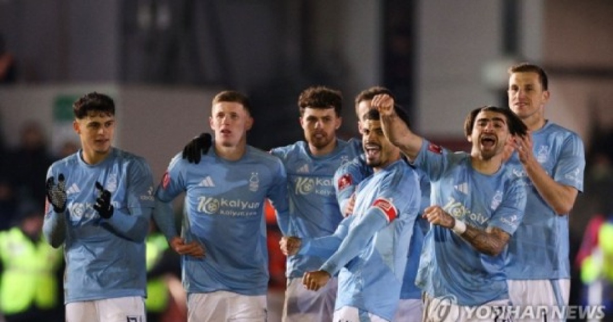 EPL 3위 노팅엄, FA컵 32강 엑서터전 승부차기 혈전 끝 16강행