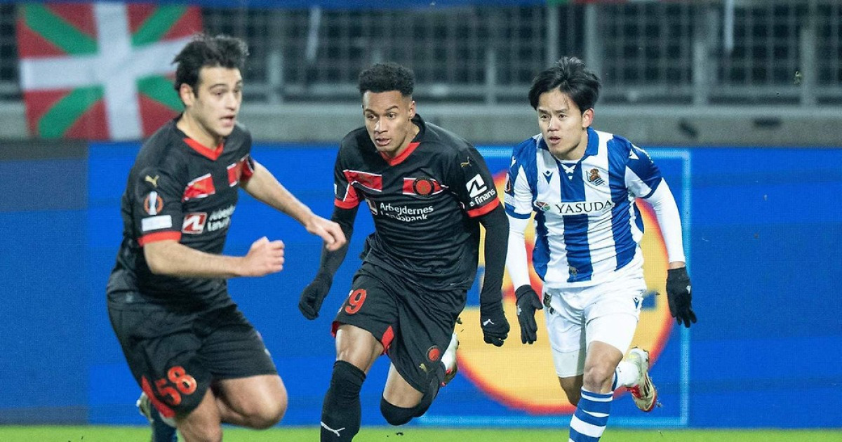 '이한범 결장' 미트윌란, UEL 16강 PO 1차전서 레알 소시에다드에 패