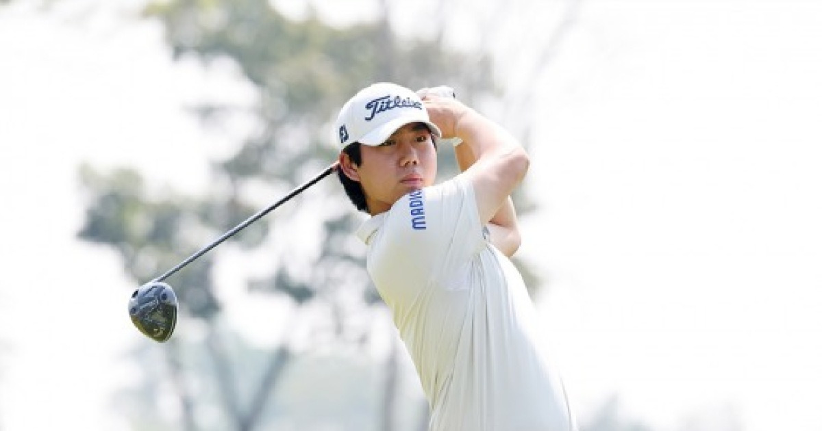 ‘KPGA 새내기’ 김성현, 윈터투어서 데뷔전 1R 선두