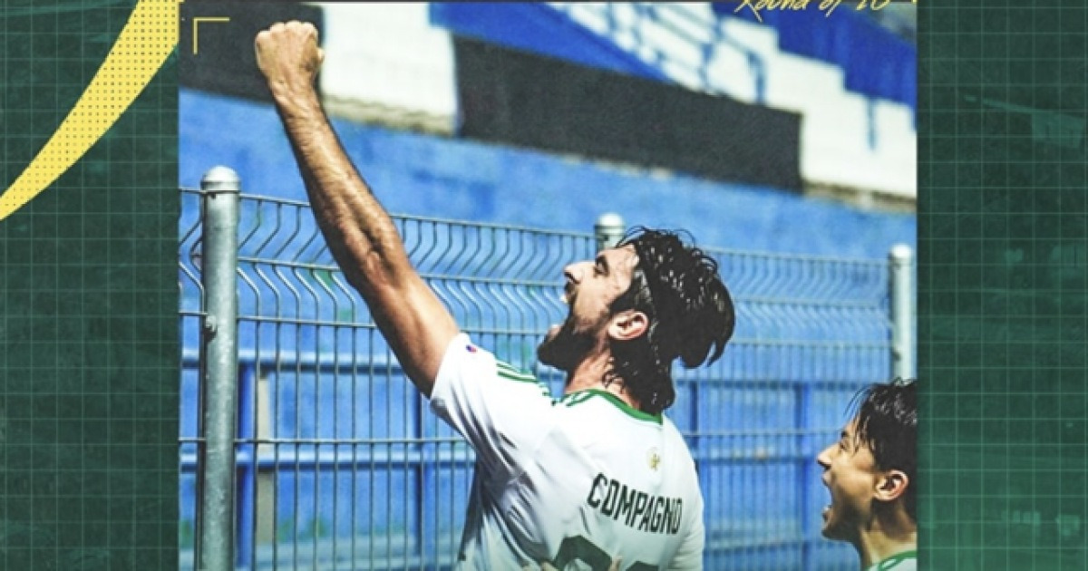 '이탈리아 국대 맞네!' 콤파뇨, 전북 데뷔전에서 '멀티골' 작렬...포옛도 승전고! 'ACL2 16강 1차전' 포트에 4-0 대승