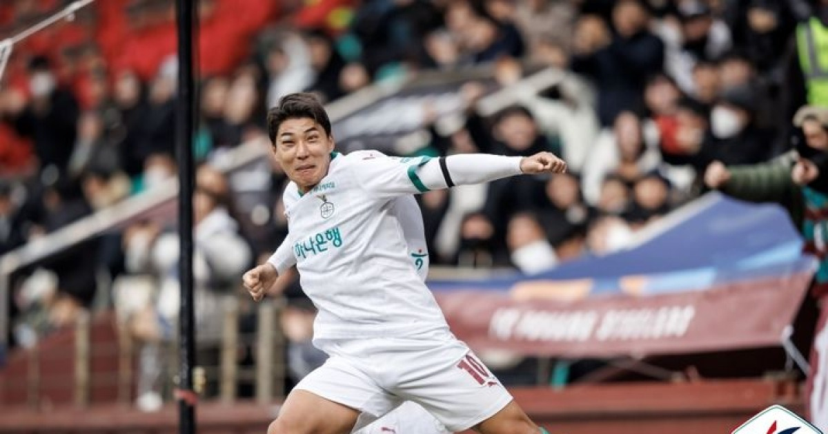 '개막전 멀티골' 대전 주민규, 2025시즌 K리그1 1R MVP