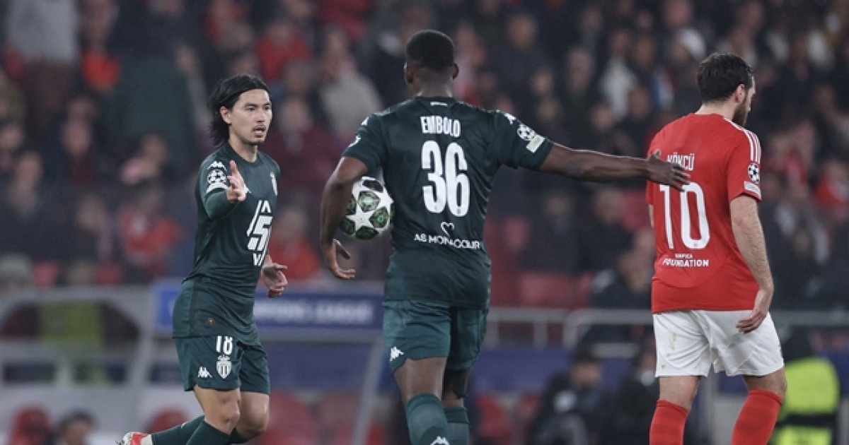 'SON 18골인데...' 미나미노, 5골로 日UCL 최다 득점자 등극