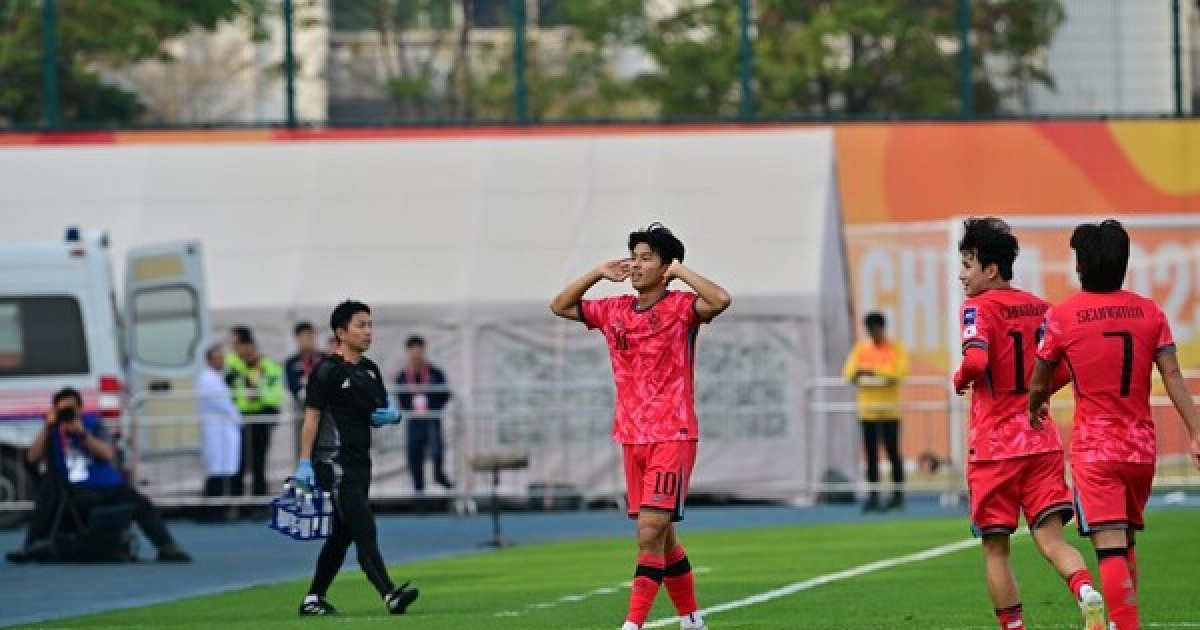 '김태원 극적 동점골' 한국, U-20 아시안컵서 일본과 1-1 무…조 1위 8강행!
