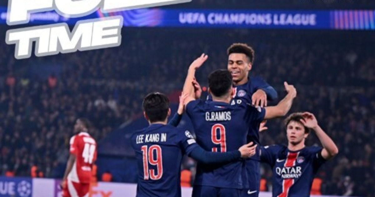 [UCL PO 종합] '이강인 30분' PSG,16강 확정...R 마드리드,에인트호번도 '합류'