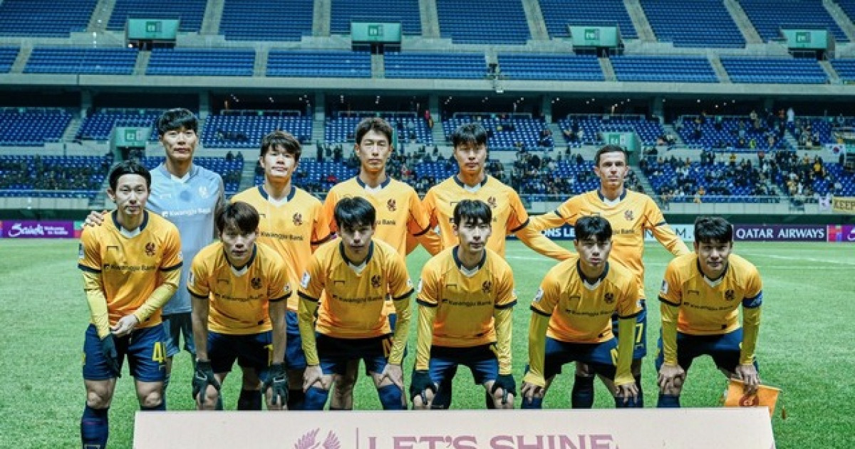 K리그 유일 ACLE '생존 팀' 광주, 16강 상대는 J리그 비셀 고베