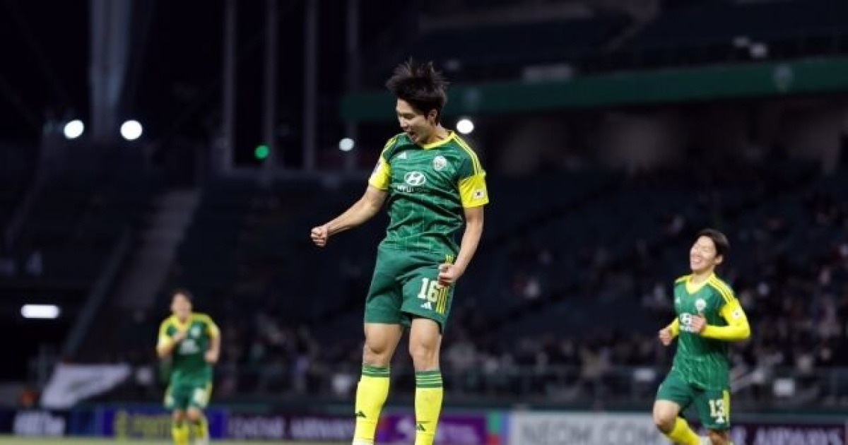전북, 홈에서 포트 1-0 제압→합산 스코어 5-0으로 ACL2 8강 안착…포옛 감독 부임 후 3연승 질주
