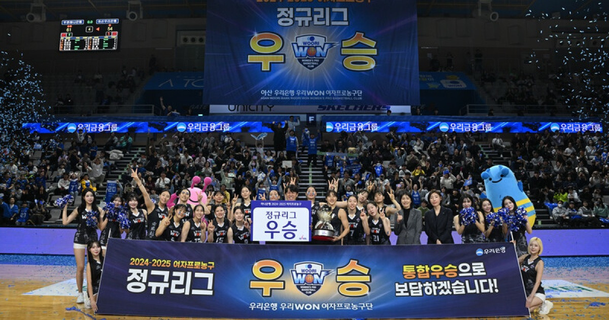 [WKBL 6라운드 리뷰] 정상 오른 우리은행, 15번째 정규리그 왕좌 타이틀