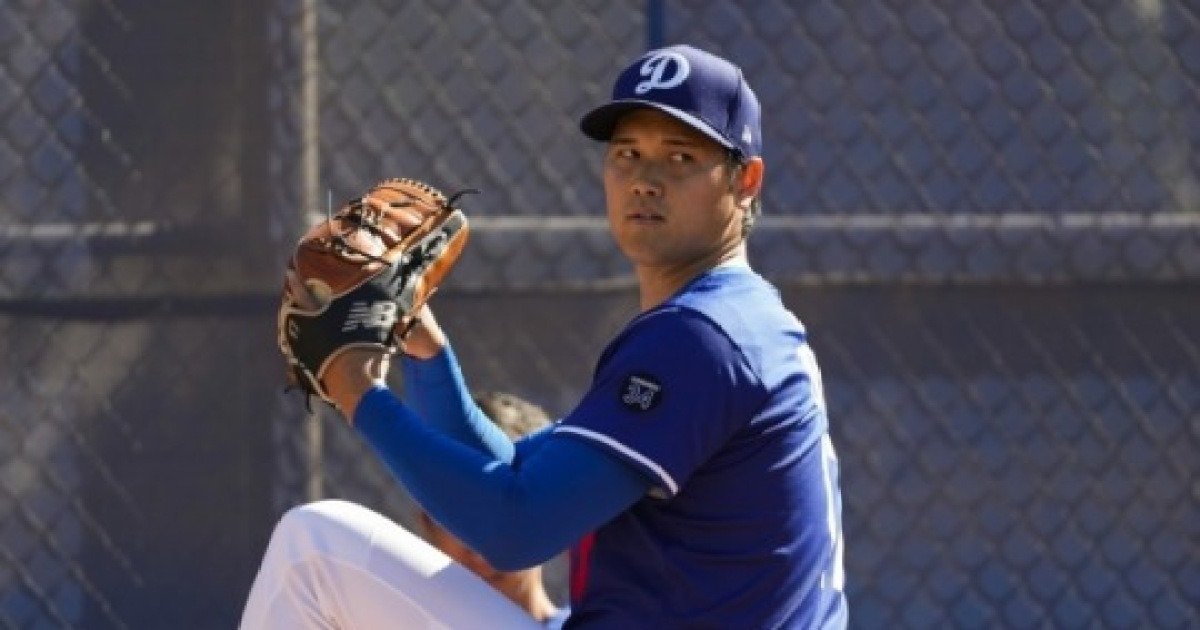 '153km 직구 폭발' 오타니, MLB 마운드 복귀 한 걸음 더 앞으로