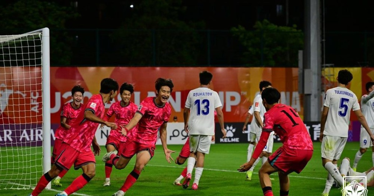 ‘홍성민 PK 선방쇼’ 한국, 승부차기 끝 우즈벡 제압..U20 월드컵 진출