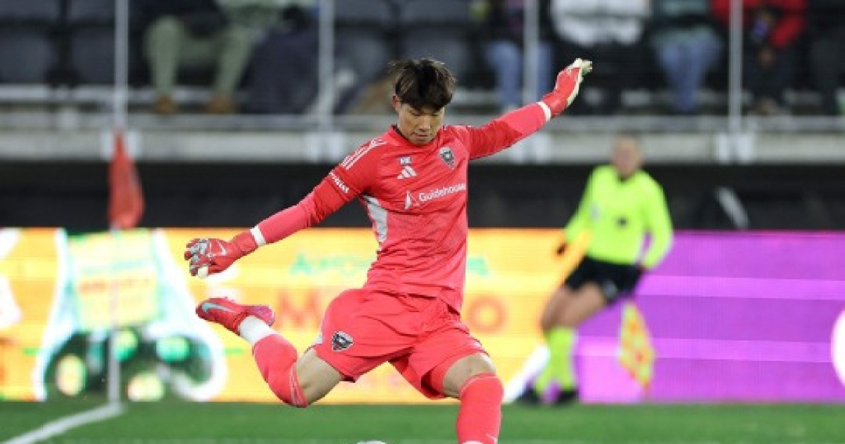 한국인 첫 MLS 골키퍼 김준홍, DC 유나이티드 데뷔전서 2실점