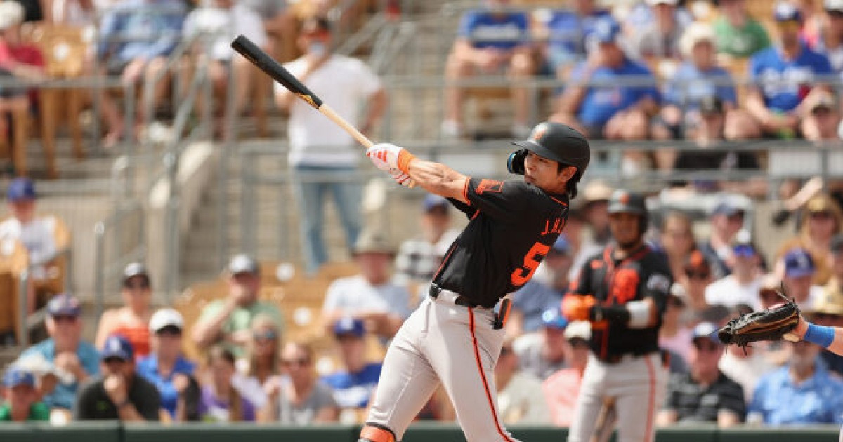 'Jung Hoo Lee is so back' SF도 활짝 웃었다, 이정후 시원한 첫 홈런&멀티 출루…ML 262승 42세 투수 2이닝 1실점