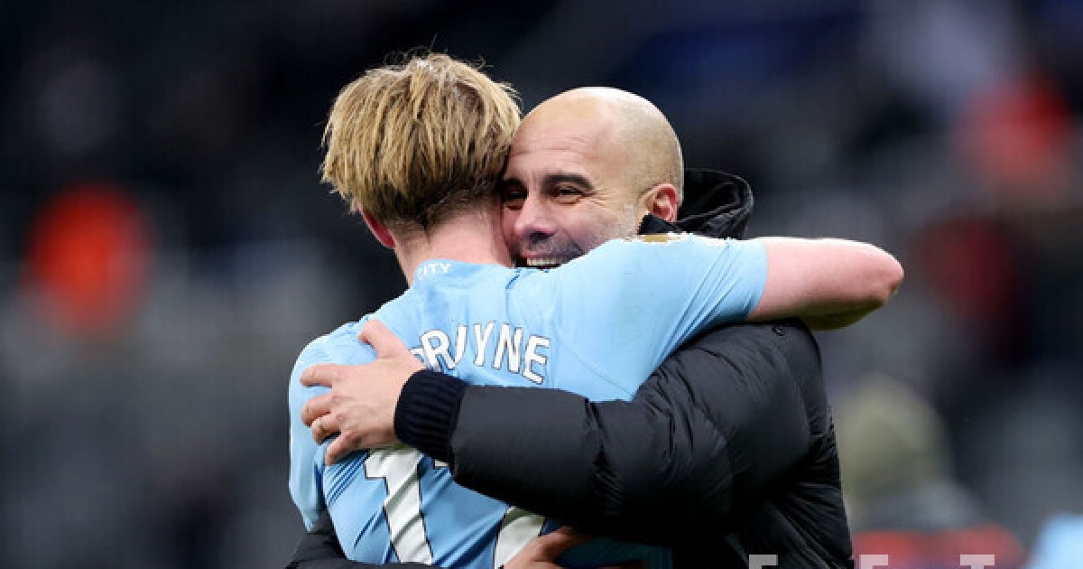 ‘결별설’ KDB, ‘1골 1도움’ 맹활약…펩은 “클럽 역사상 TOP3-5 선수, 거취는 모른다” 언급