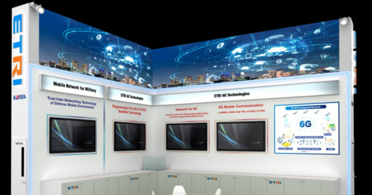 [MWC25]ETRI, 6G·위성통신·국방 연구성과 '공개'