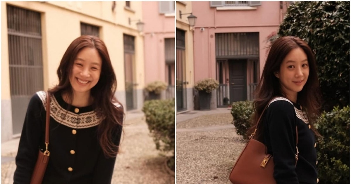 '166cm 47kg' 정려원, 44세 믿기지 않는 미모…C사 명품 걸친 채 여유 만끽