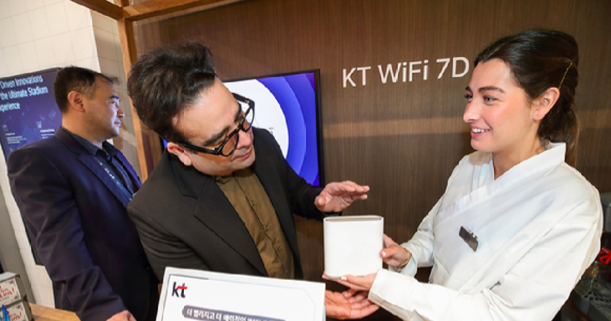 [MWC 2025] KT, 국내 통신사 최초 WiFi 7 공유기 출시