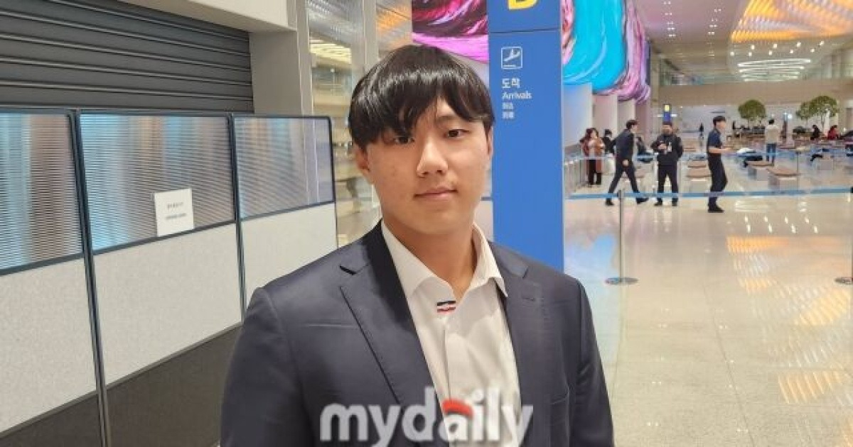 "필승조+10홀드 이상" 신인왕은 나의 것…152km 슈퍼루키, 목표부터 남달라 "좋은 경쟁 하겠다" [MD인천공항]