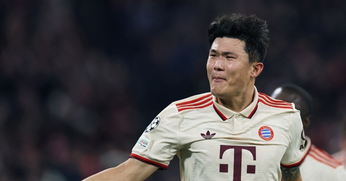 'KIM 철기둥 모드+케인 멀티골 폭발' 뮌헨, 레버쿠젠 3-0 완파! 8강행 청신호 [UCL]