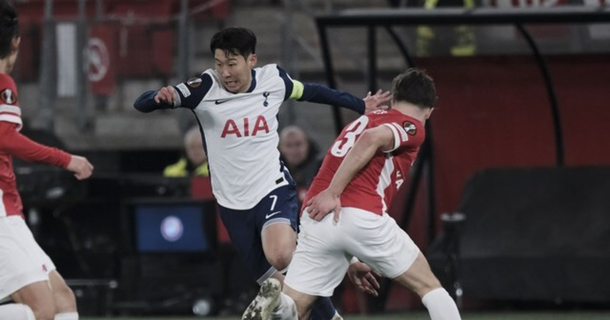 ‘손흥민 72분·베리발 자책골’ 토트넘, 알크마르 원정 0-1 敗...UEL 16강 1차전