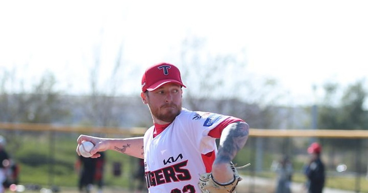 KIA 새 외인 올러, 무난한 KBO리그 데뷔전…3이닝 4K 1실점