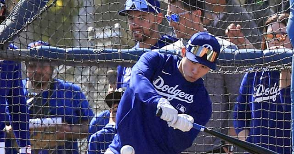 MLB-다저스 김혜성, 156㎞ 빠른공 공략해 2타점 적시타