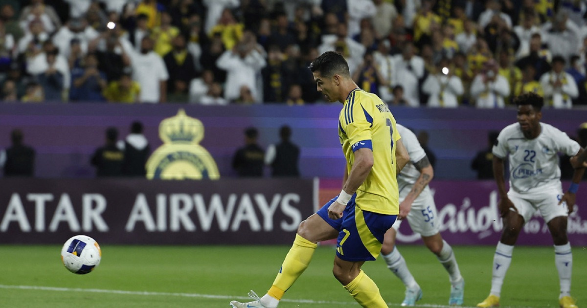 '호날두 PK 골' 알나스르, 에스테그랄 꺾고 ACLE 8강 진출