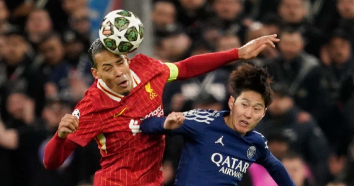 '1차전 0-1, 승부차기 끝 역전' PSG, 리버풀 잡고 UCL 8강행…이강인 교체 출전