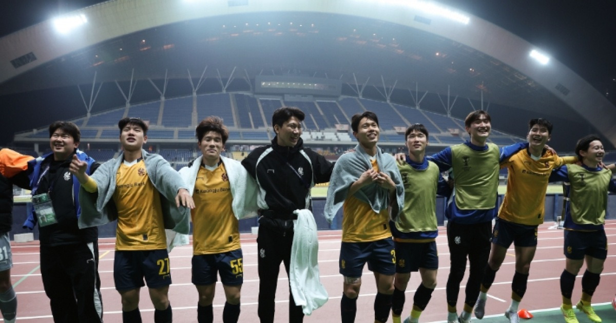 'K리그1 우승 상금보다 5배 많다' 광주, ACLE 8강행으로 29억 원 확보