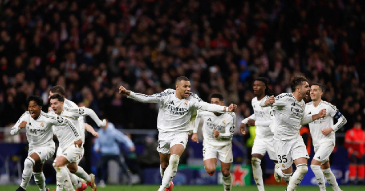 레알 마드리드, ATM 꺾고 '막차' 합류···UCL 8강 대진 완성