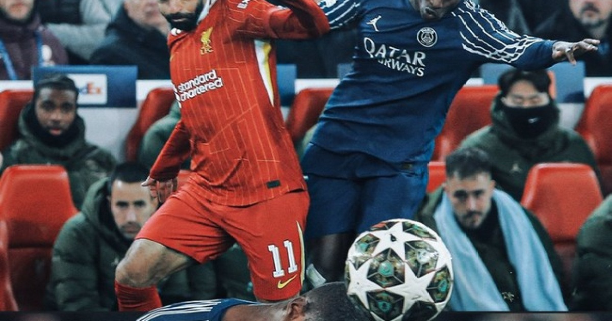 살라 꽁꽁 묶은 누누 멘데스, UCL 16강전 지상 경합 성공률 1위 등극…'23회'