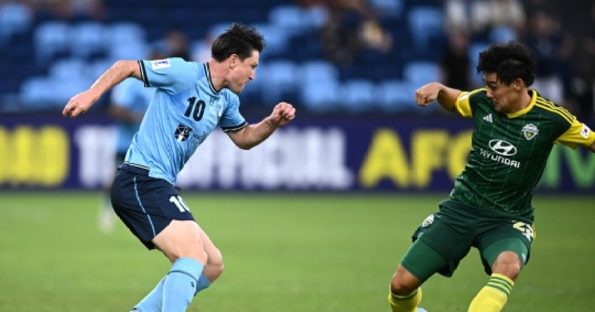 전북, 시드니 원정서 2-3 패배...1·2차전 합계 2-5로 ACL2 4강 좌절