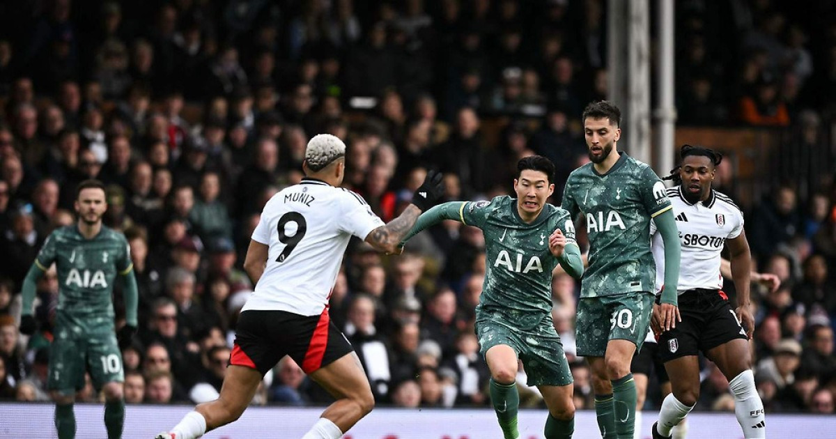 '손흥민 45분' 토트넘, 풀럼에 0-2 무기력 패배…EPL 3경기 무승