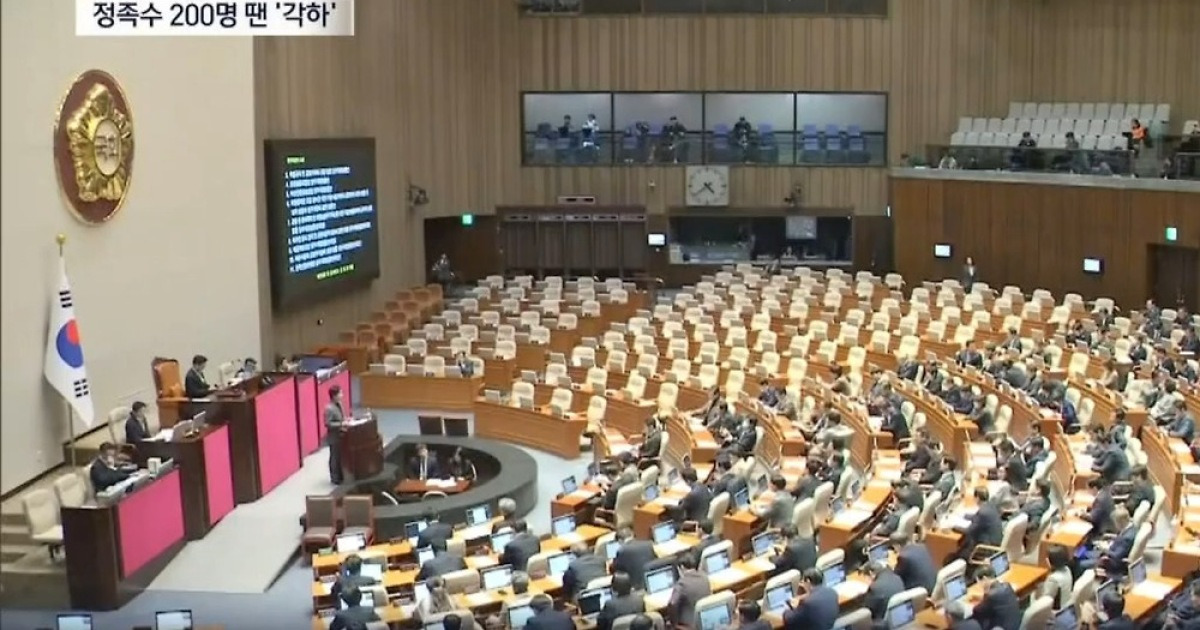 200석 vs 151석…탄핵안 의결 정족수도 판단