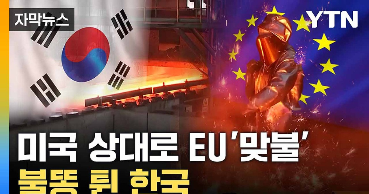 [자막뉴스] 트럼프 맞선 '긴급조치'... EU 발표에 한국 '불똥'
