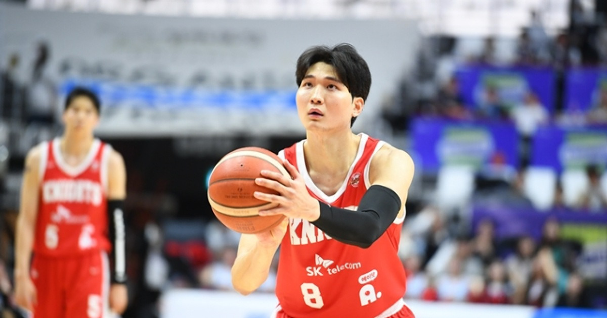 '예비 FA 최대어' SK 안영준, KBL 5라운드 MVP 선정