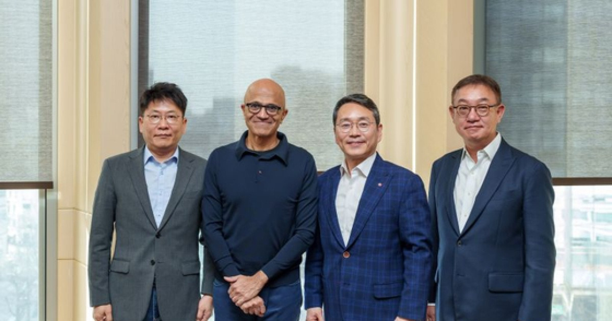 Microsoft CEO meets with Korean business titans to discuss AI collaborations