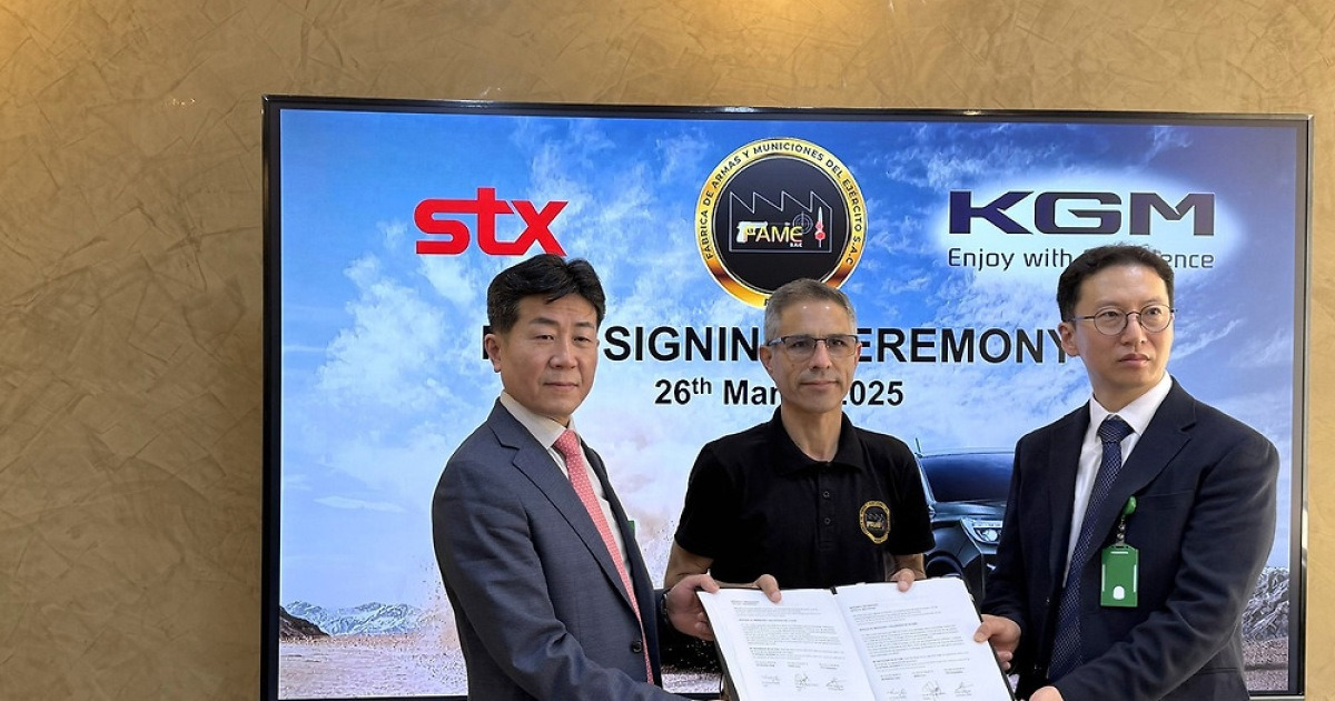 KG모빌리티, 페루 관용차 공급확대…STX·현지 국영기업과 맞손